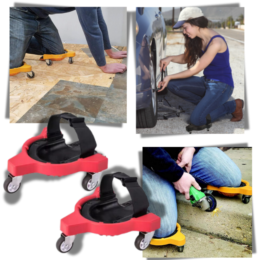 Rodilleras con ruedas | Rodilleras deslizantes | Rodilleras para largas ...