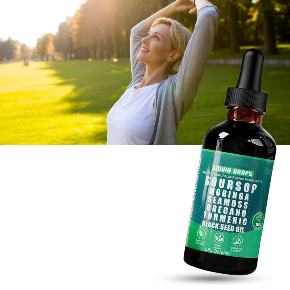 Gotas de guanábana | Suplemento de hojas de moringa | Suplemento de ...