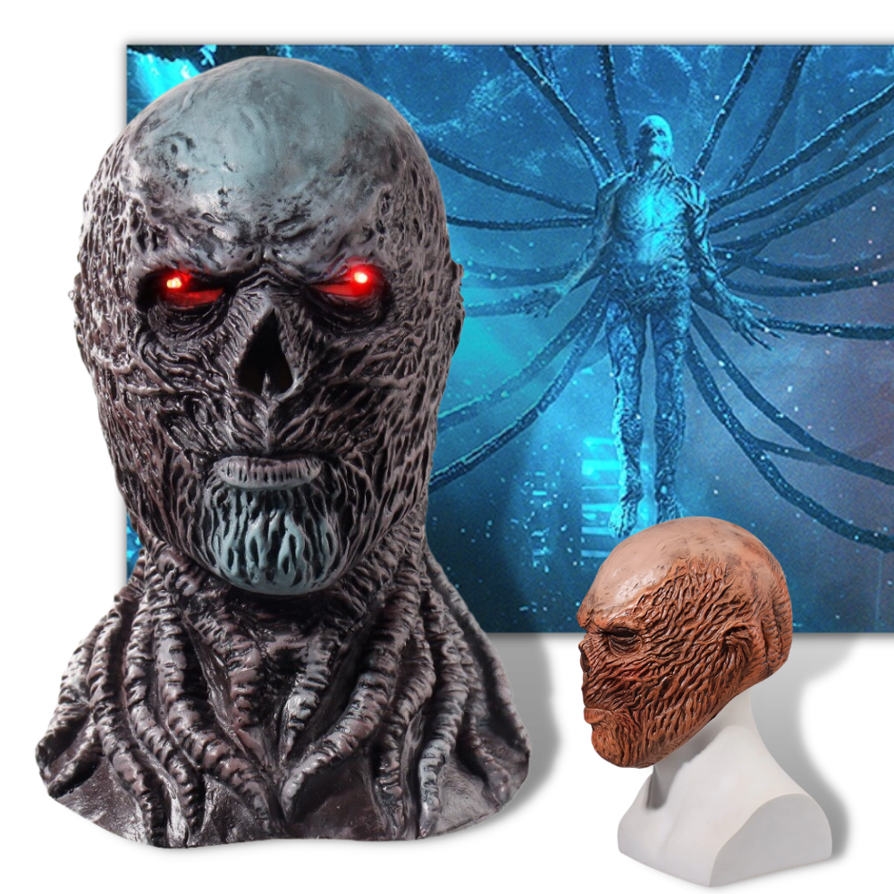 Vecna Face Mask - Vecna Halloween Mask - Vecna Cosplay Latex Mask